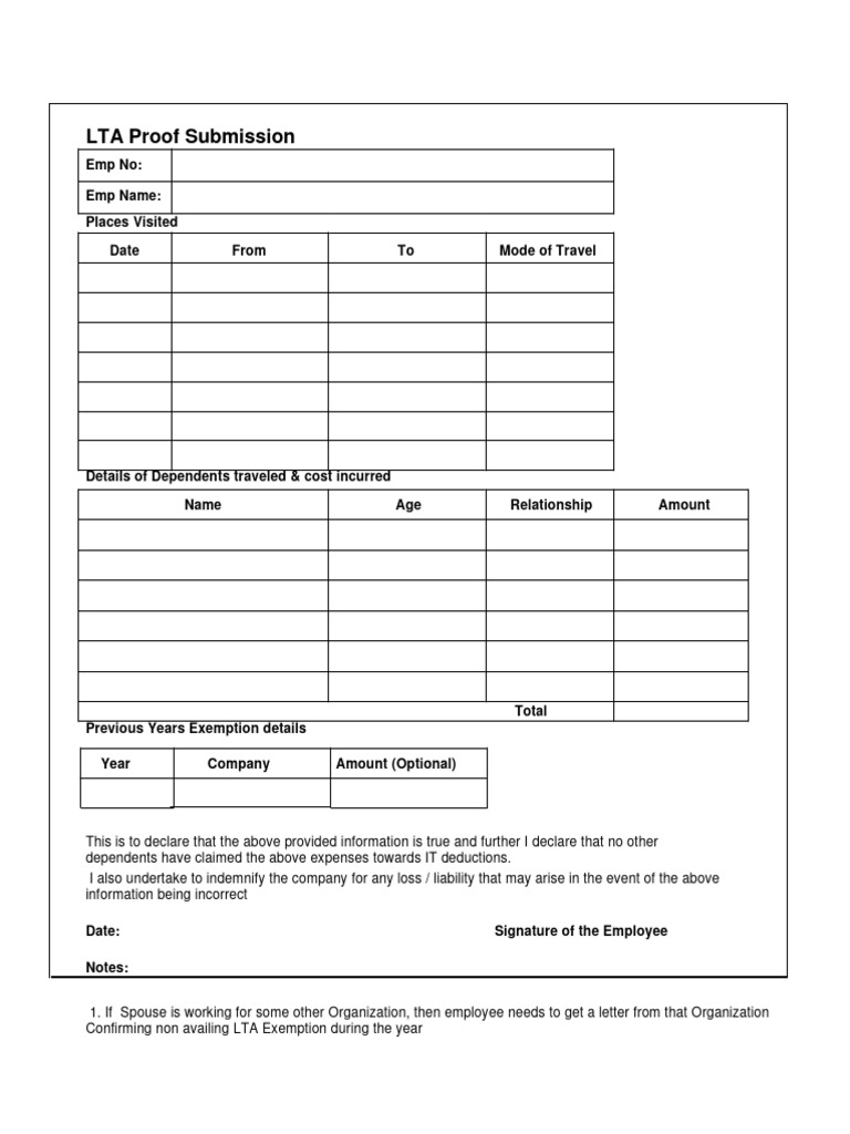 11) LTA Claim Form | PDF | Finance & Money Management | Politics