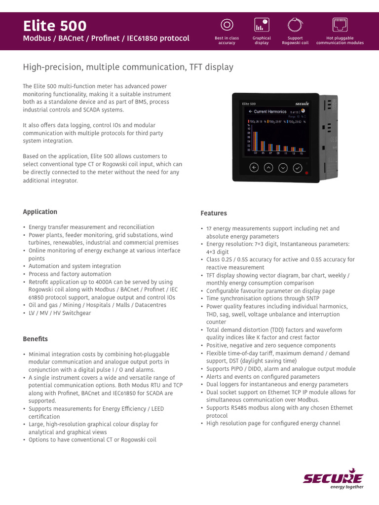 Elite-500 Secure | PDF