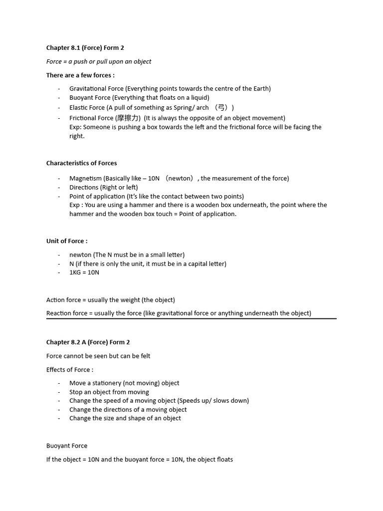 Science Revision Form 2 | Download Free PDF | Heat | Stars