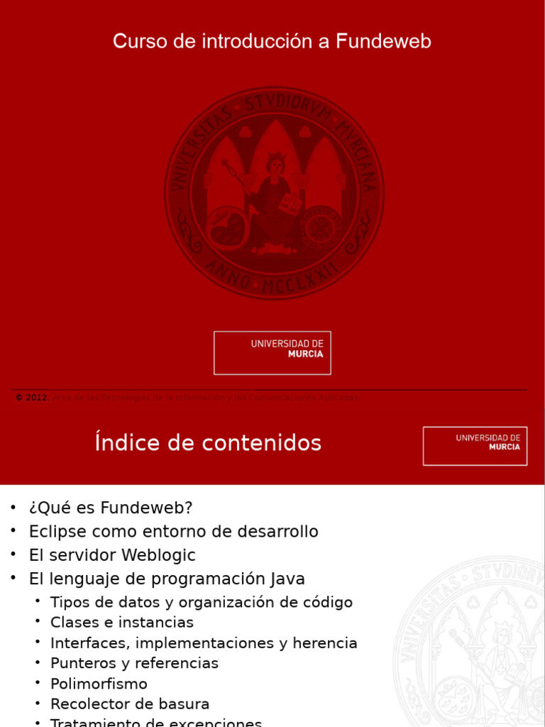 CursoFundeweb2 Basico | PDF | Java (lenguaje de programación) | Eclipse (software)