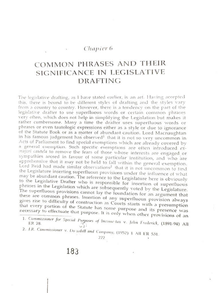 Common Phrases in Drafting | PDF | Law