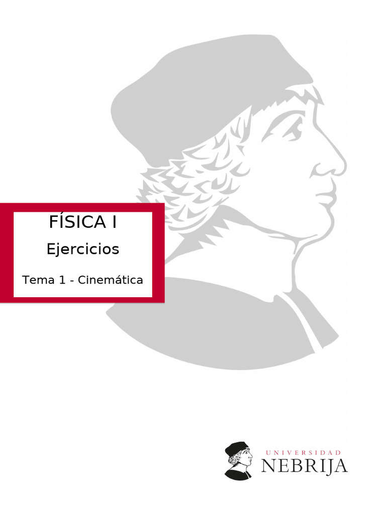 Fisica I - Tema 1 - Cinematica | Descargar gratis PDF | Cinemática | Velocidad