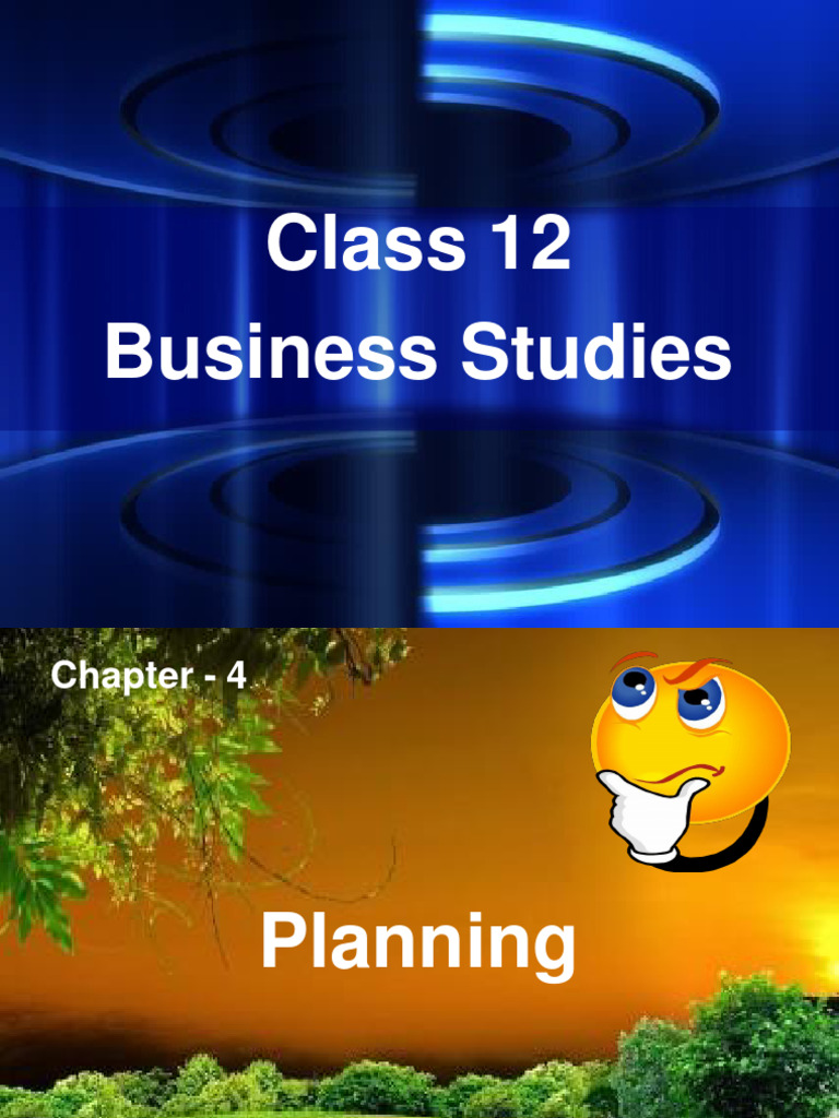 CH 4 Planning - 1.2 | PDF | Policy | Creativity