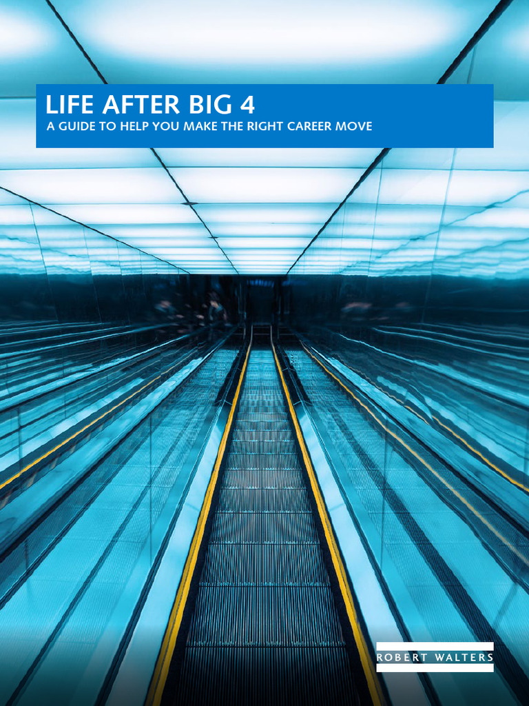 RW Life After Big4 Booklet | PDF | Financial Analyst | Recruitment