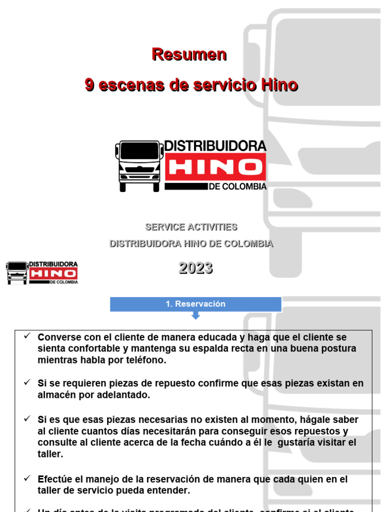 10 Resumen 9 Escenas de Servicio Hino | PDF