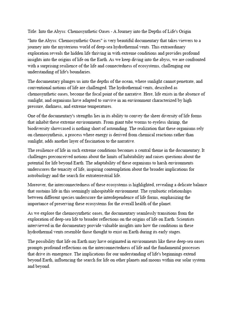 reaction paper (earth sci) | PDF