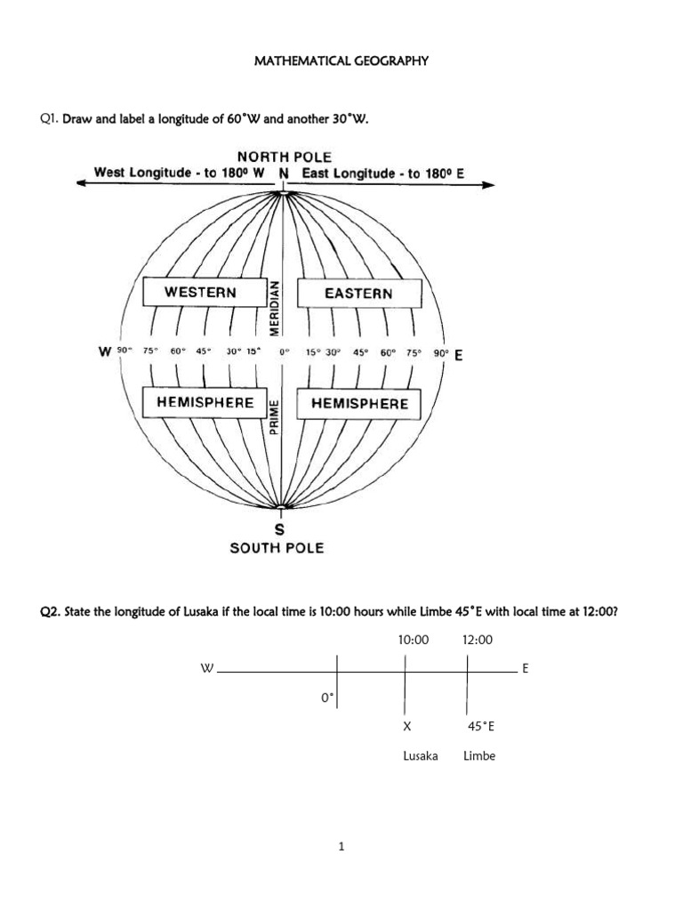 Geography 10-12 Mathematical | PDF