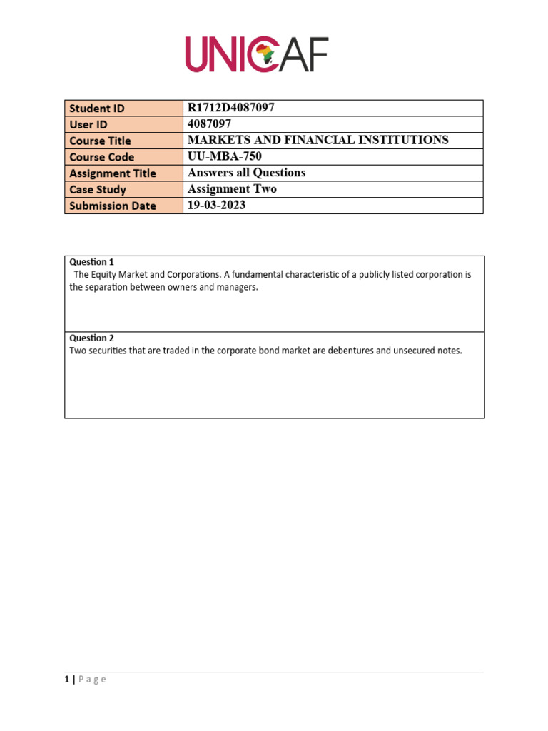 Mohamud Abdisalam Adam-Assignment Two | PDF