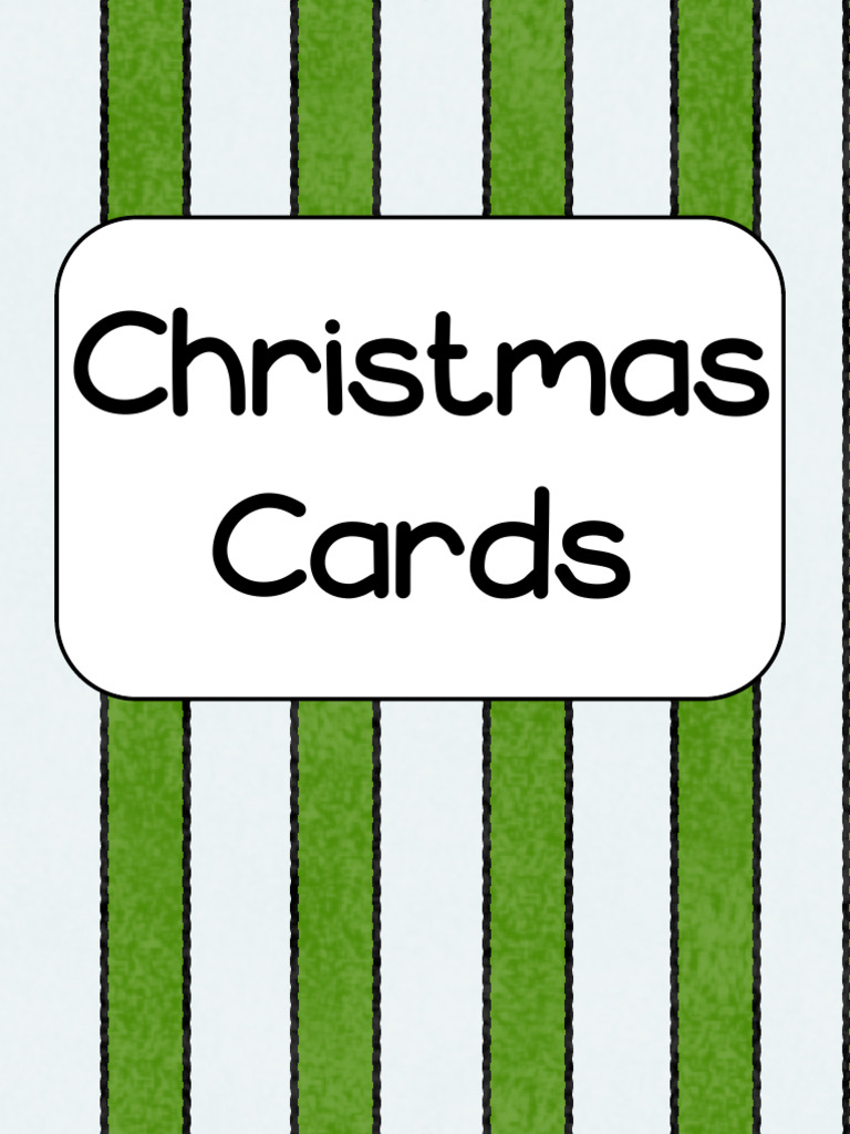 Christmas Card Printables for Kids | PDF | Santa Claus | Christmas