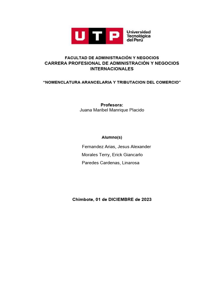 Ta4 Nomenclatura Pdf El Comercio Internacional Comercio