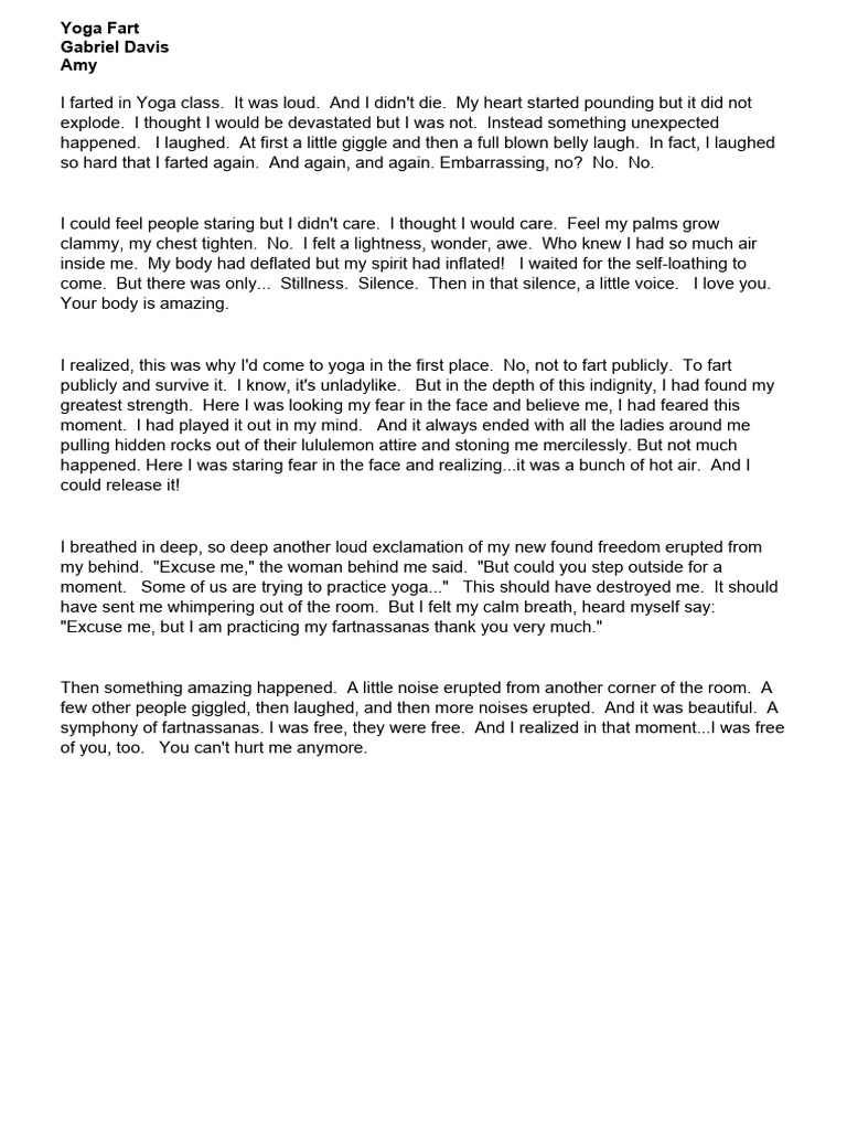 Bethan - Amy, Yoga Fart | PDF