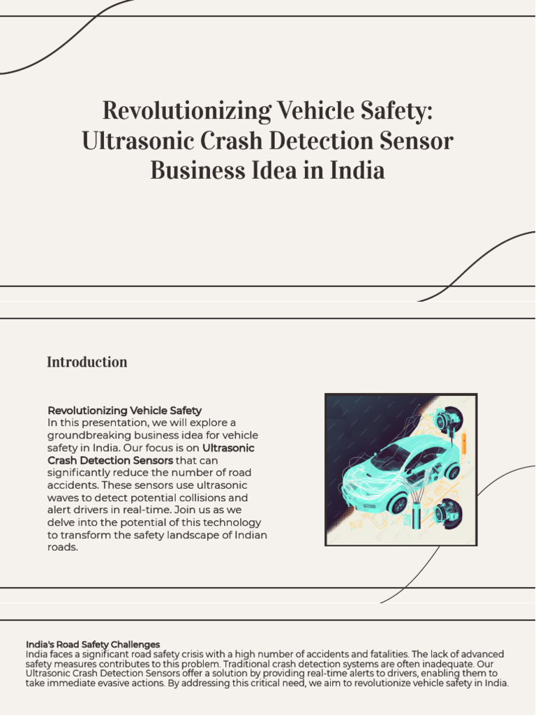 Wepik Revolutionizing Vehicle Safety Ultrasonic Crash Detection Sensor ...