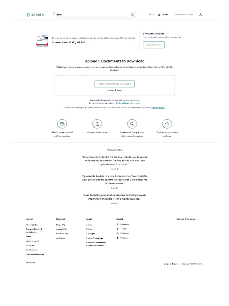 Upload A Document | PDF | Scribd | Computer Mediated Communication