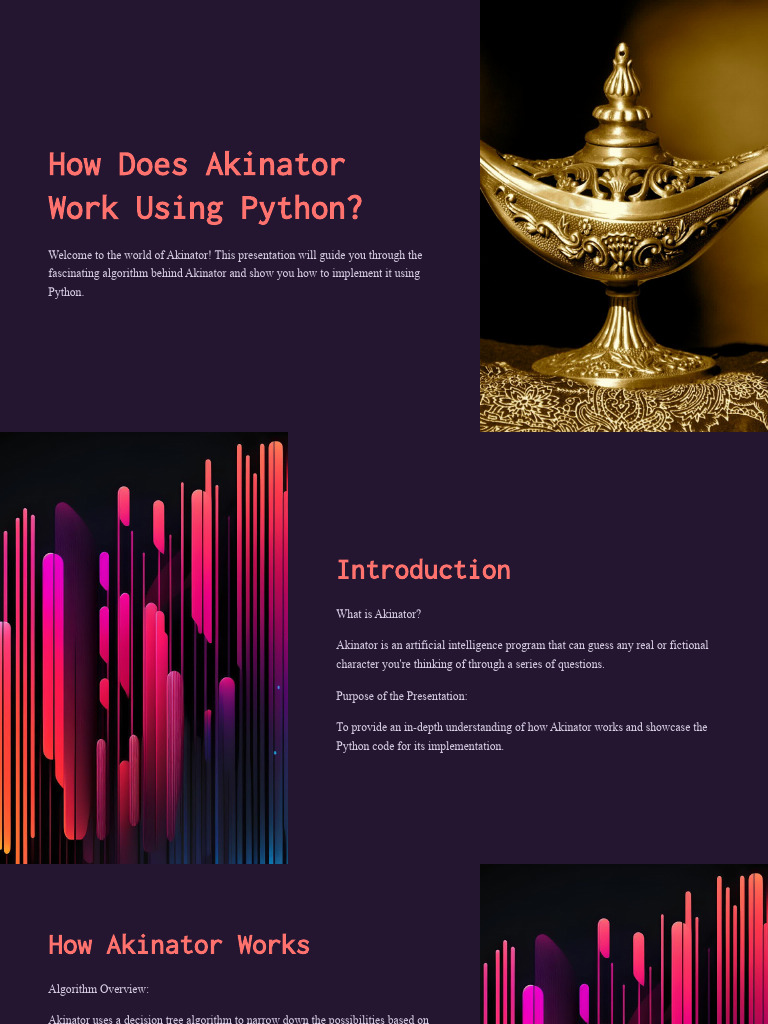 How Does Akinator Work Using Python? | PDF | Data | Cybernetics