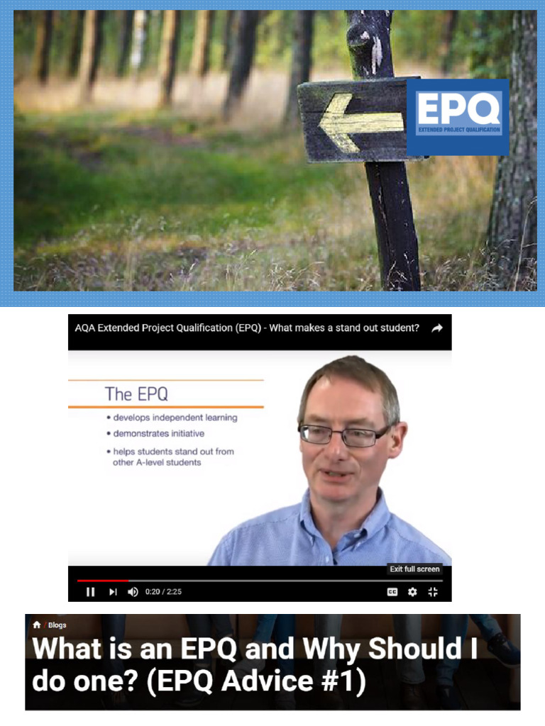 Epq Y12 Induction Presentation 2019 | PDF