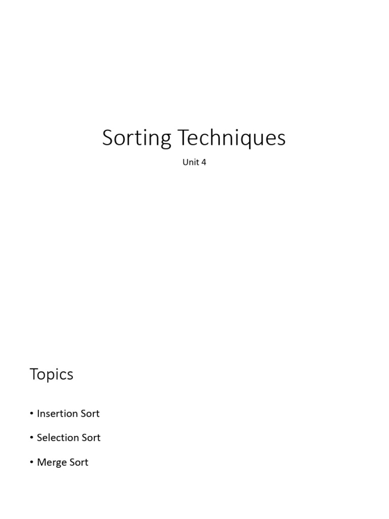 Insertion Sort | PDF | Algorithms | Computing