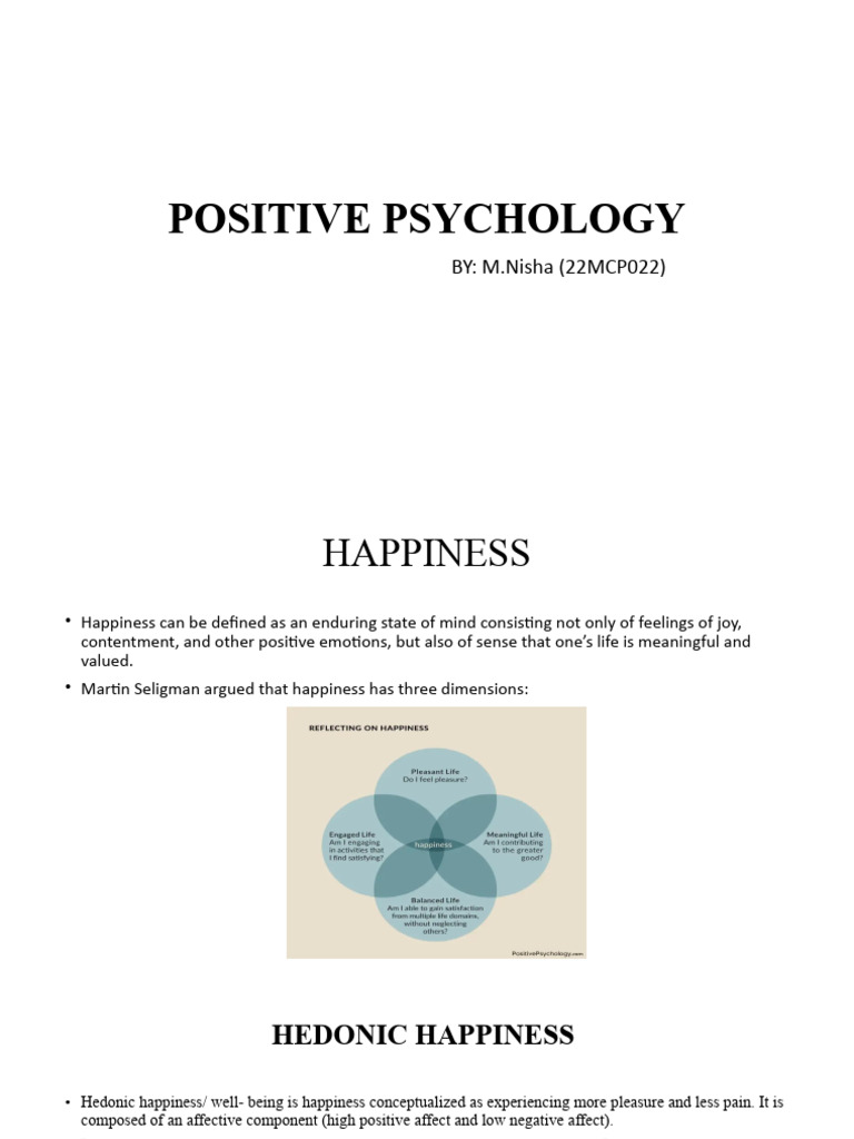 Positive Psychology | PDF