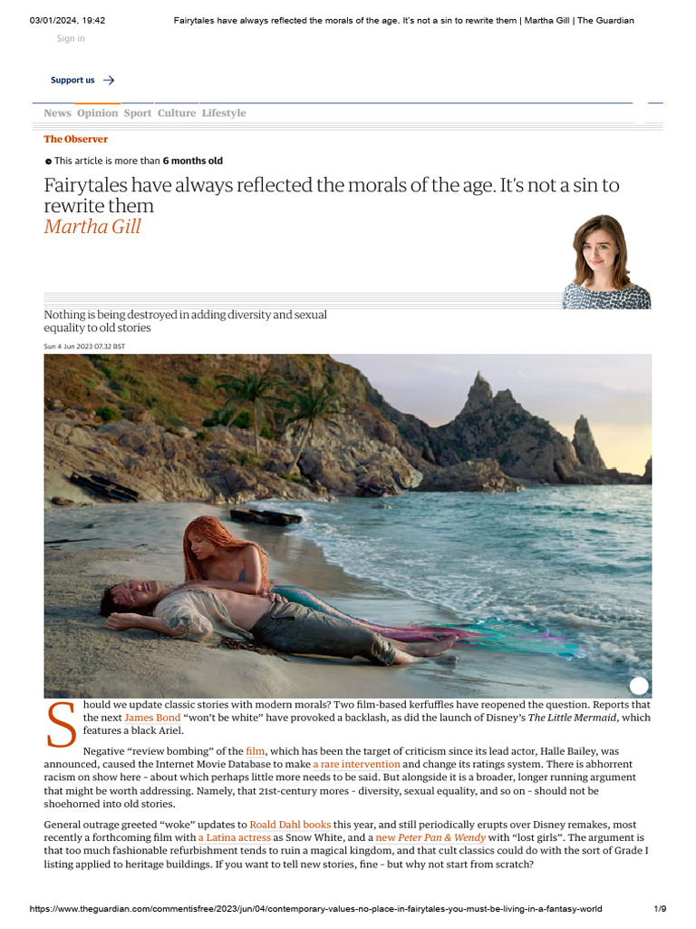 Fairytales Have Always Reflected The Morals of The Age. It's Not A Sin ...