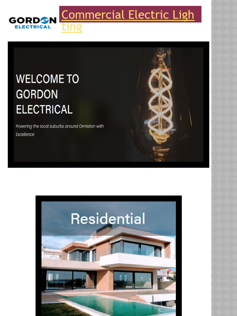 Commercial Electric Lighting | PDF