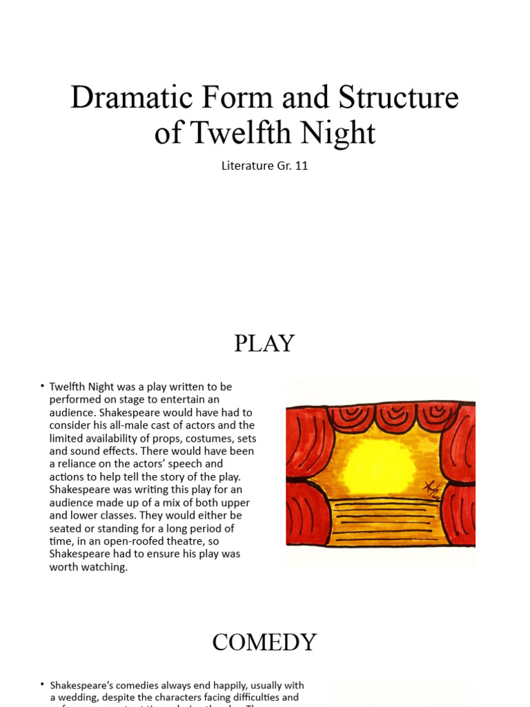 Dramatic Form and Structure of Twelfth Night | PDF | Poetry | Play ...