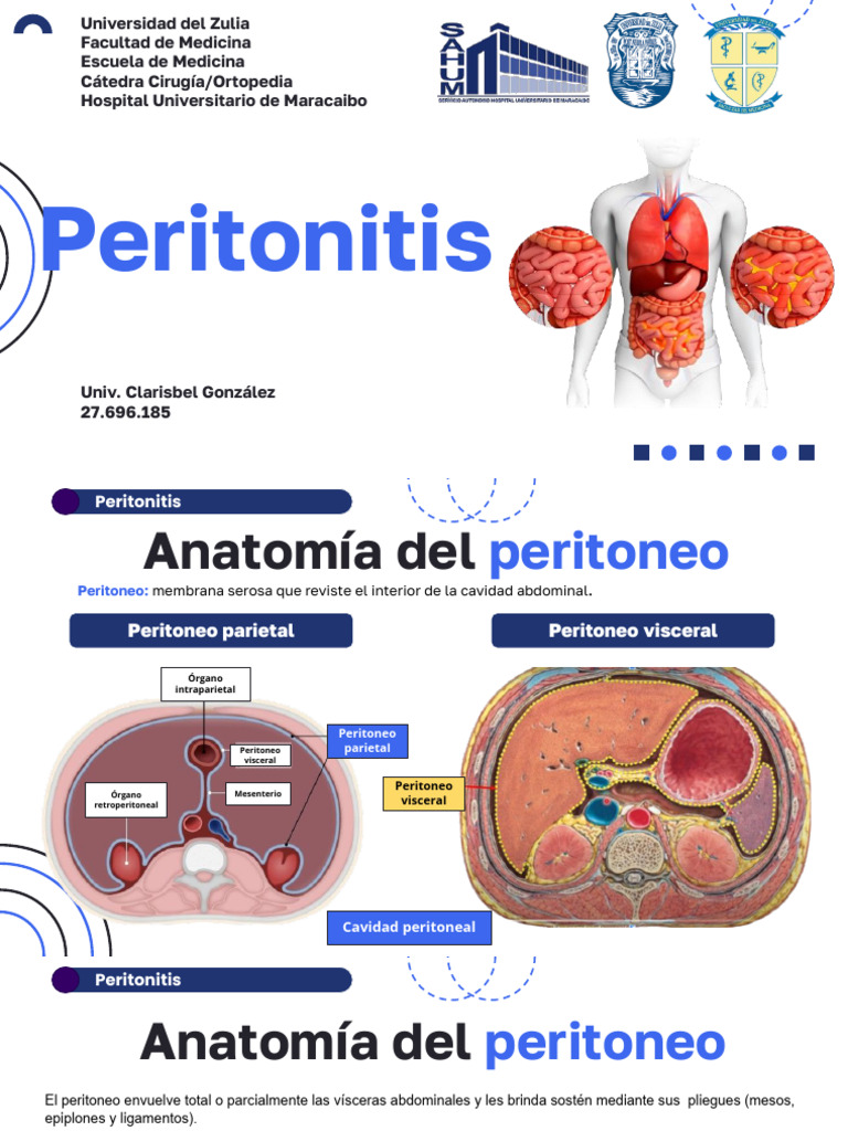 Peritonitis | PDF | Peritoneo | Especialidades Medicas