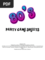1980s Internet Scavenger Hunt Quiz | PDF | Leisure | Entertainment ...