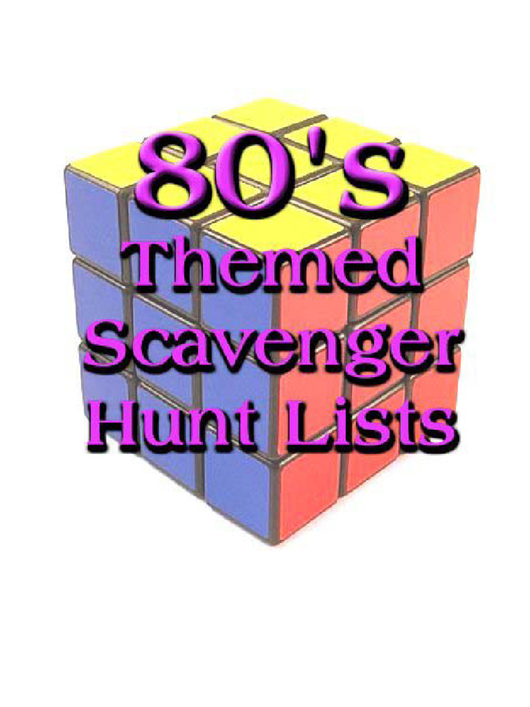 1980s Scavenger Hunt | PDF