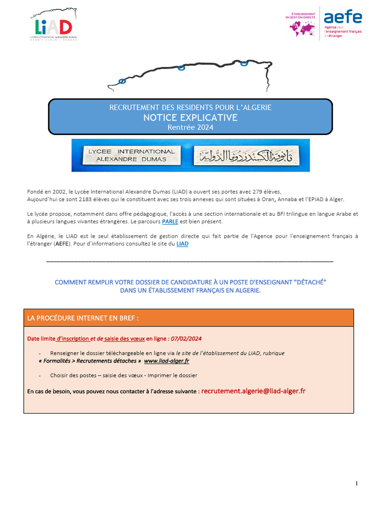 Notice Explicative - 2024 | PDF
