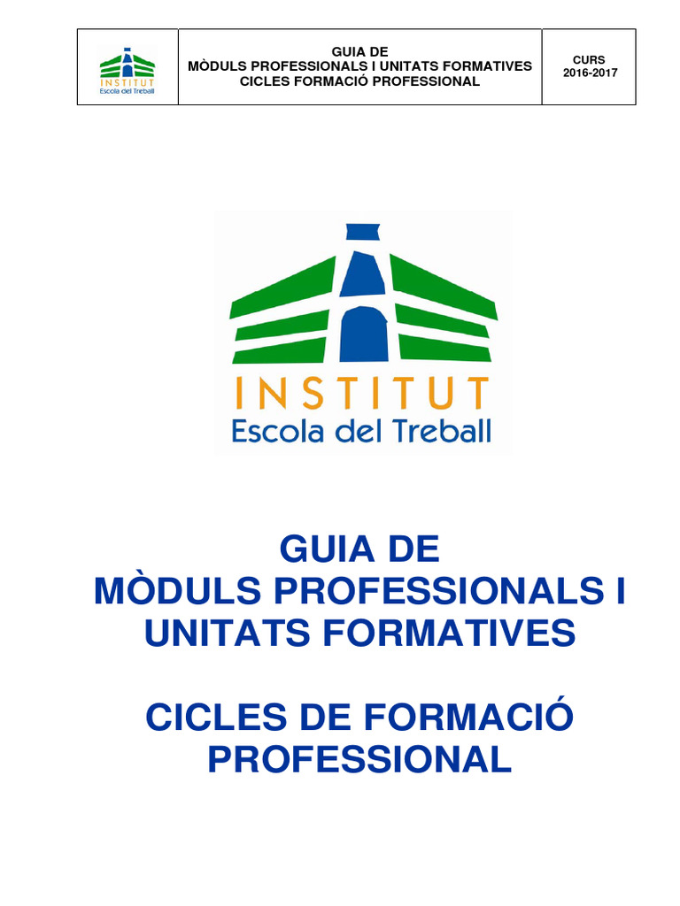 Guia Mod Uf 16 17 | PDF