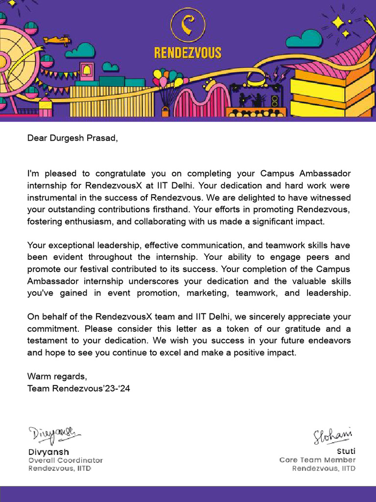 IIT Delhi Certificate | PDF