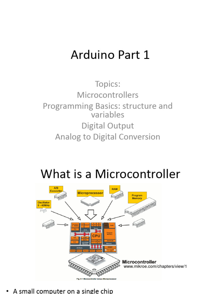 7.0 Week 5 - Arduino Technology | PDF | Arduino | Microcontroller