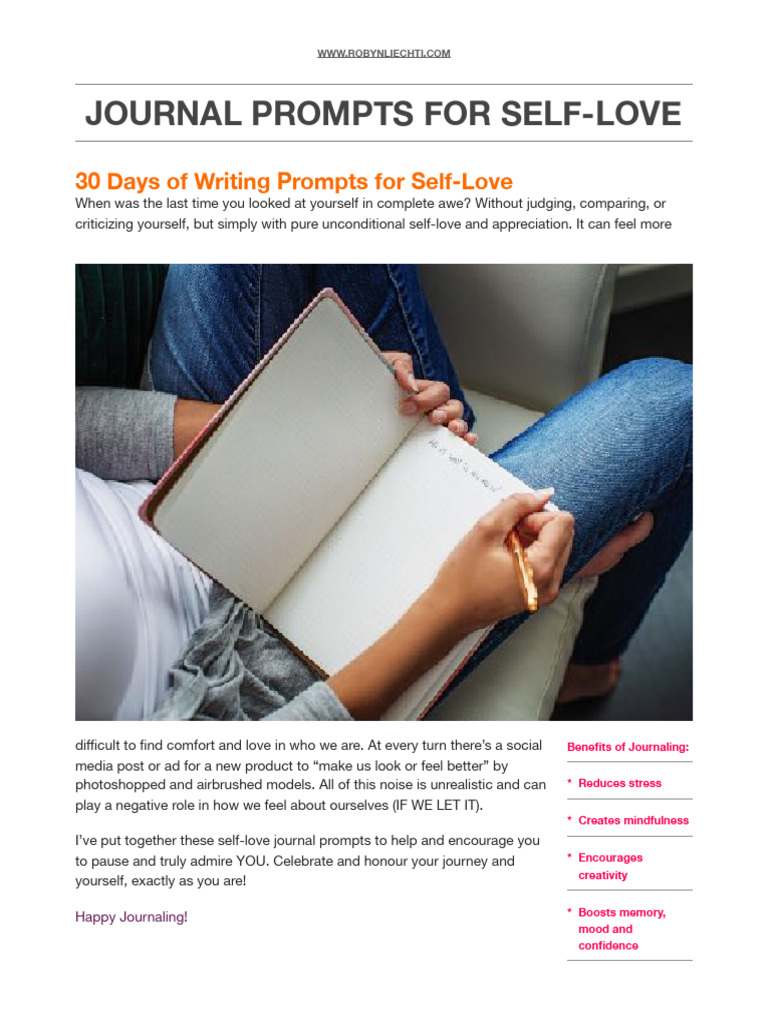 30_Day_Writing_Prompts_for_Self-Love | PDF