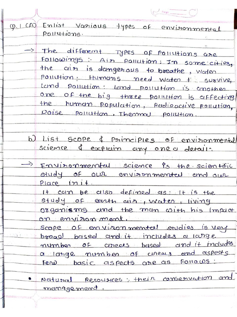 ES Hand Note Material 1 | PDF