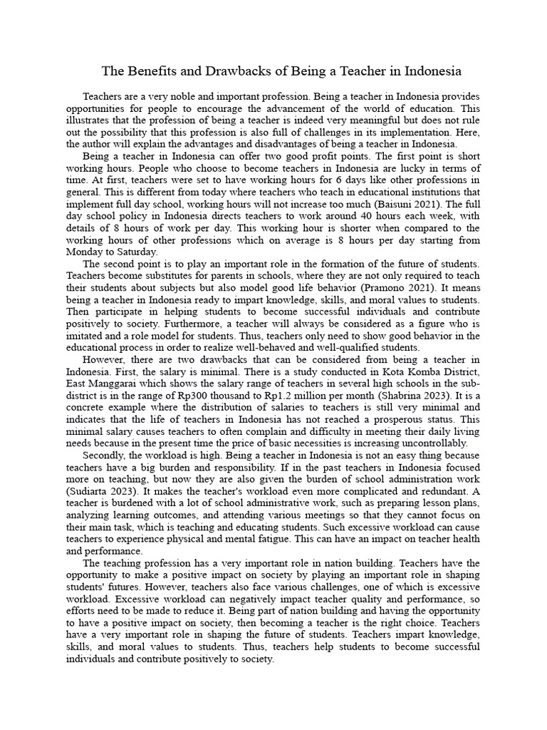 5 - Wedu Marliadi - Draft 1 | PDF | Teachers | Behavior Modification