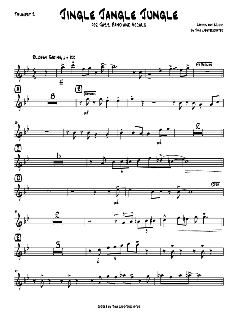 Jingle Jangle Jungle - Trumpet 2 | PDF