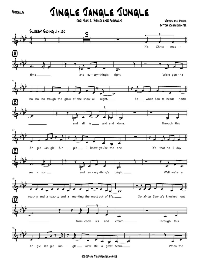 Jingle Jangle Jungle Lyrics | PDF