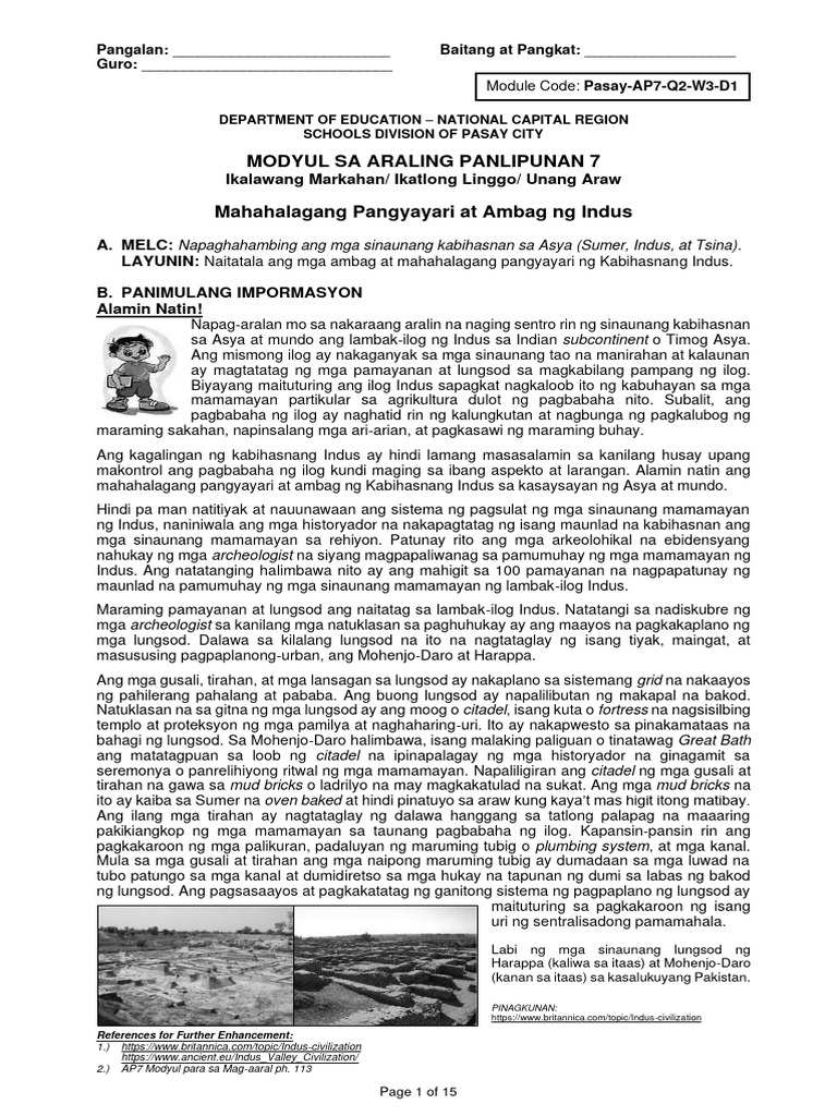 5 - Ap7 Q2 Week3 | PDF