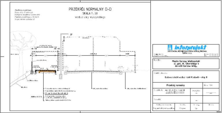 PFU Rys 3.4 Przekrój Normalny D-D | PDF