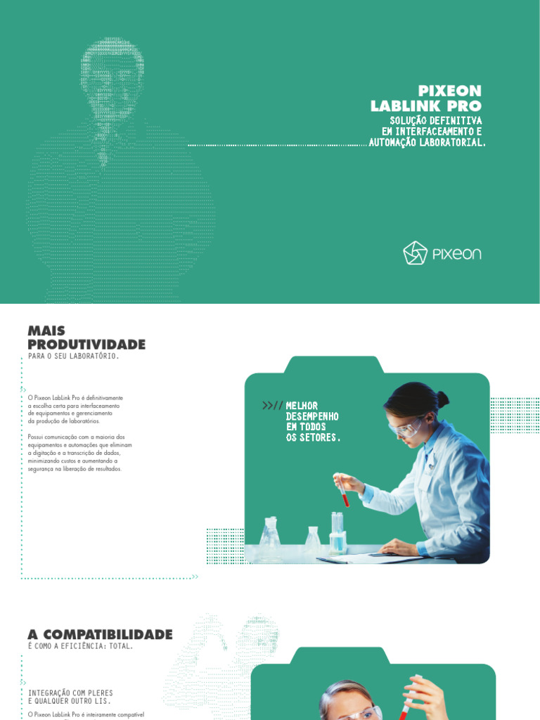 Pixeon LABLINK PRO - Interfaceamento Inteligente | PDF