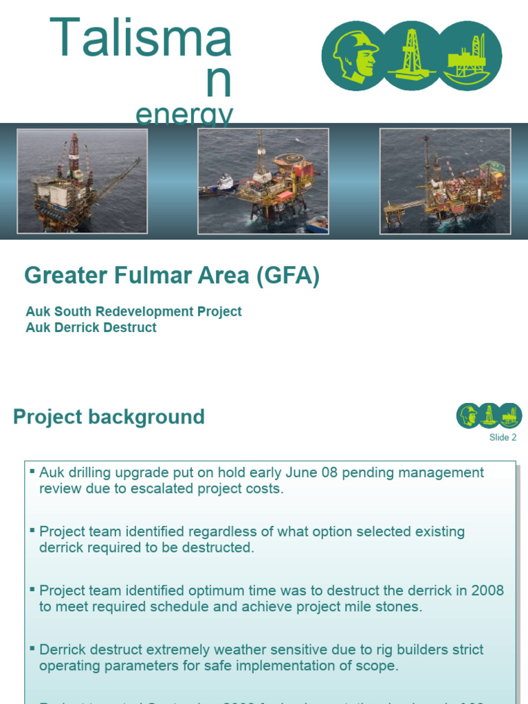 Derrick Destruct Presentation Talisman | PDF