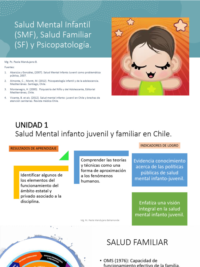 Salud Mental Infanto-Juvenil en Chile | PDF | Relaciones personales, crianza y desarrollo ...