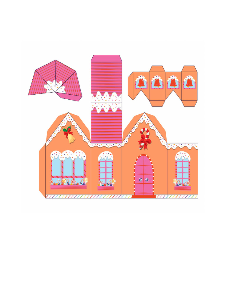 Free Printable Paper House Template | PDF