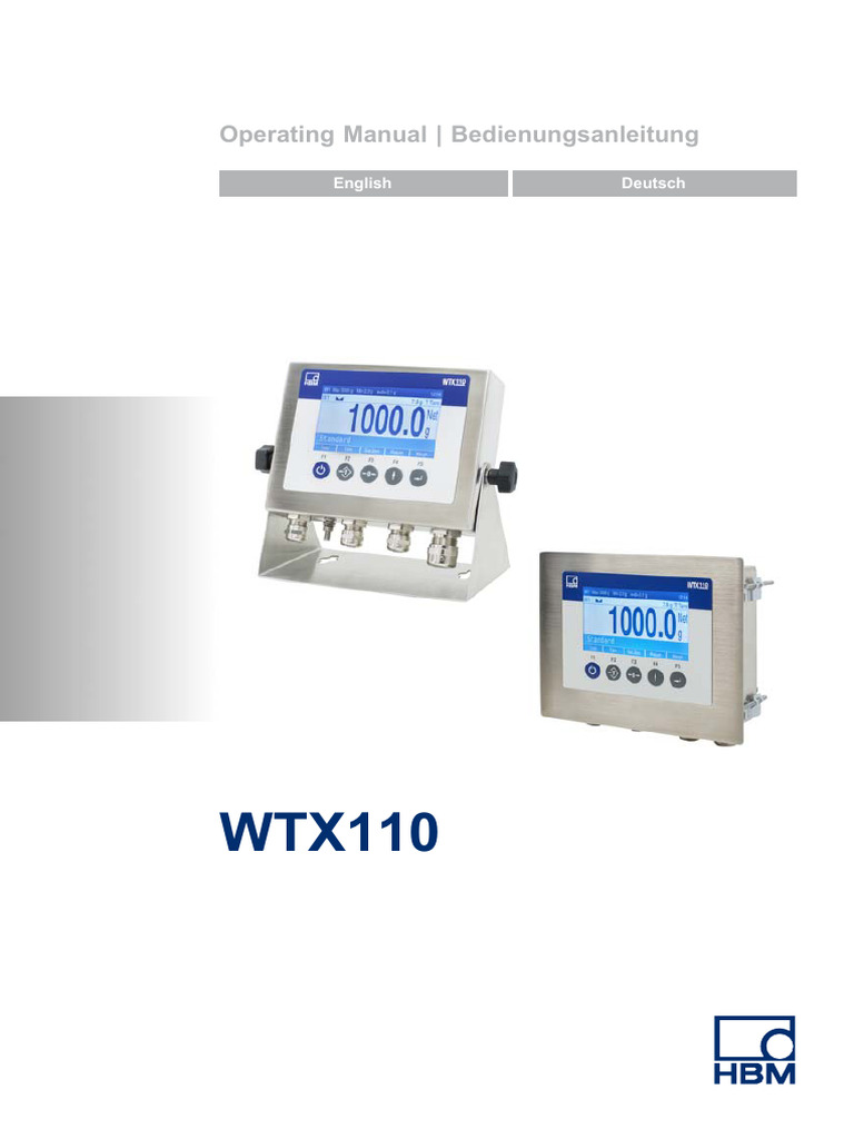 Manual Tecnico WTX 110 | PDF