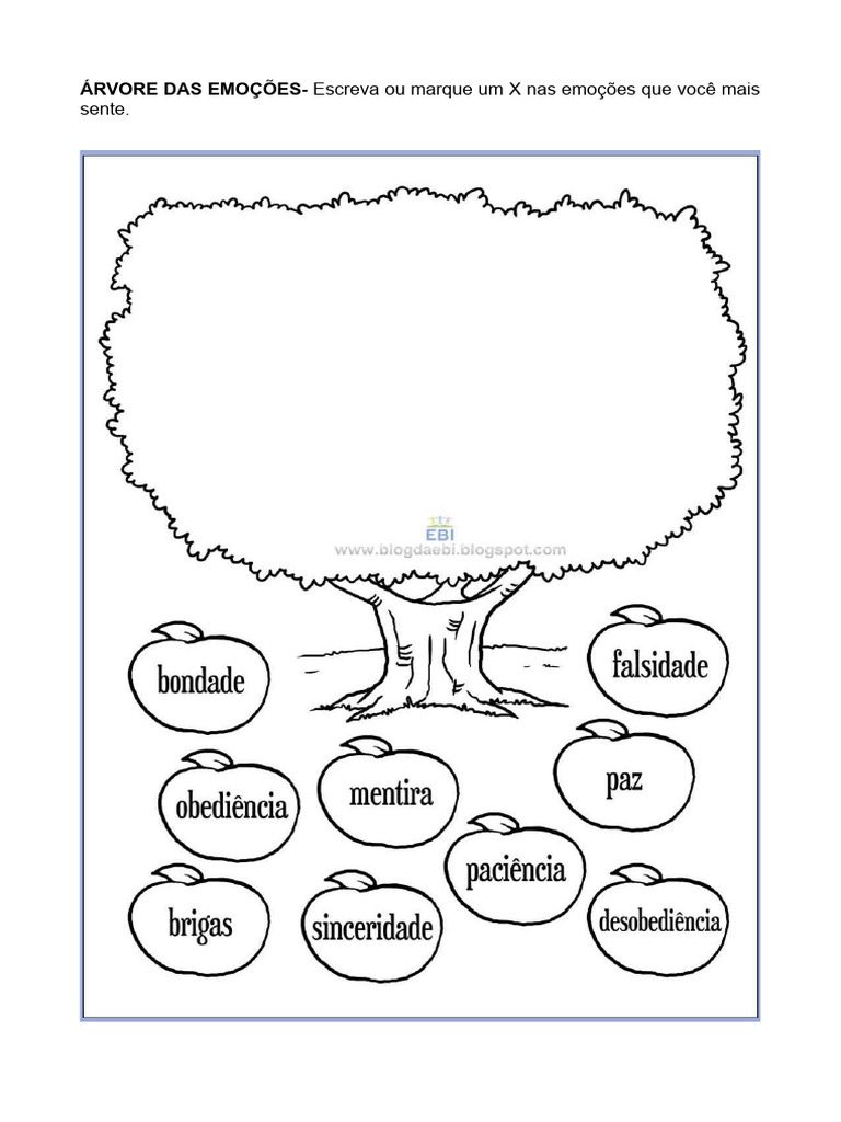 Árvore Das Emoções | PDF