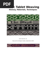 Basic Tablet Weaving | PDF | Weaving | Textiles