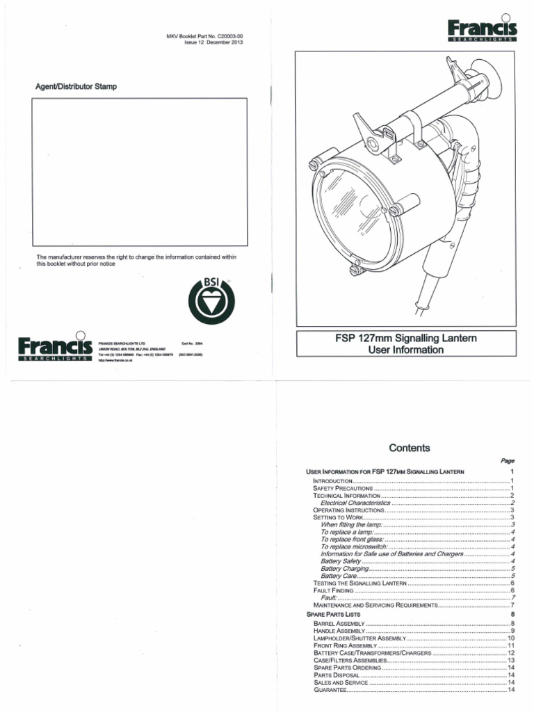 Aldis Lamp | PDF