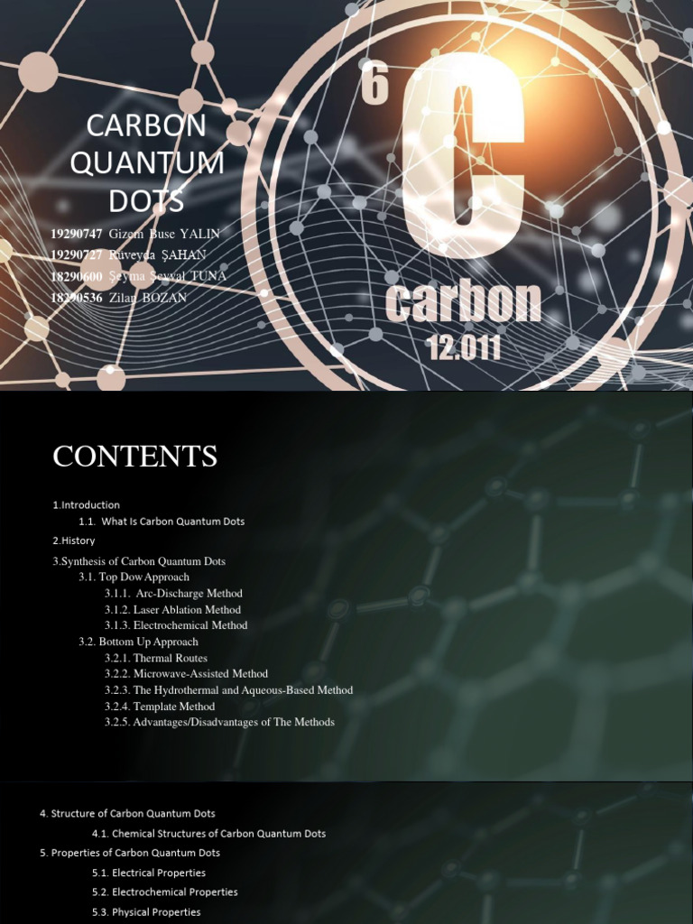 Carbon Quantum Dots 1 | PDF