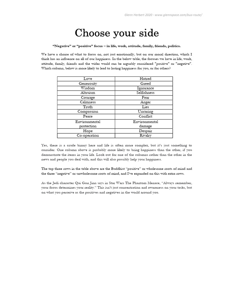 choose-your-side | PDF