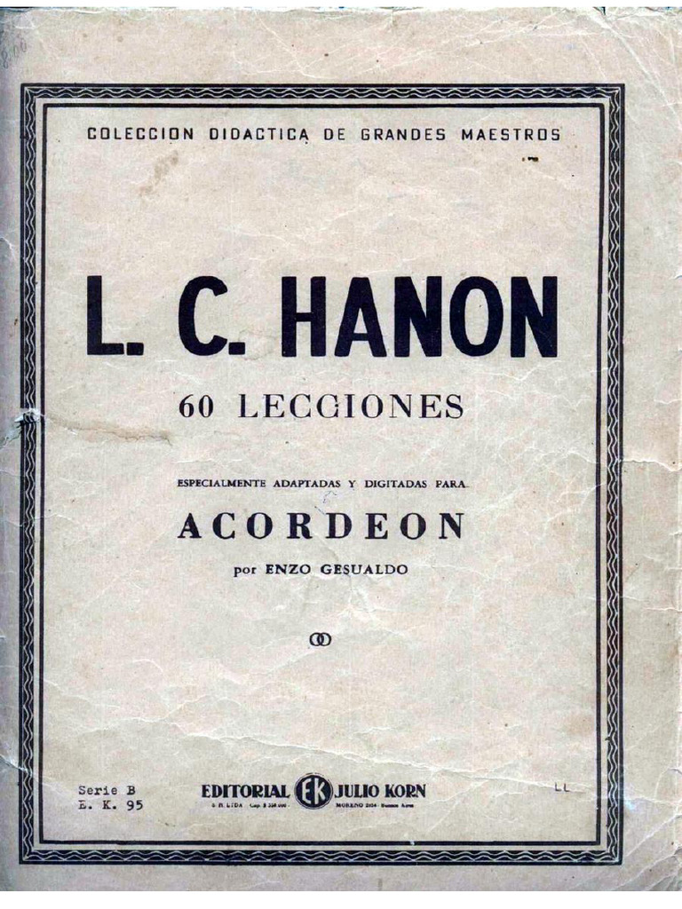 Hanon Acordeon PDF Free | PDF