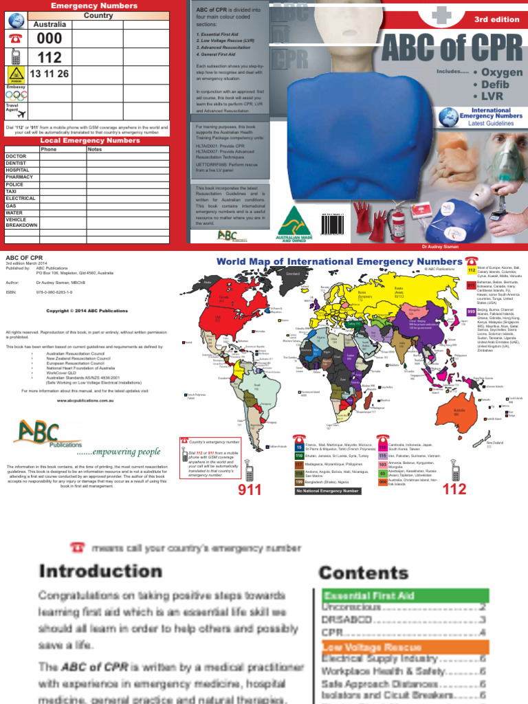 ABC-of-CPR | PDF | First Aid | Public Safety